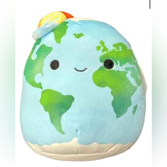 Squishmallows | Toys | Nwt 7 Roman The Earth Day Wearing Hat ...